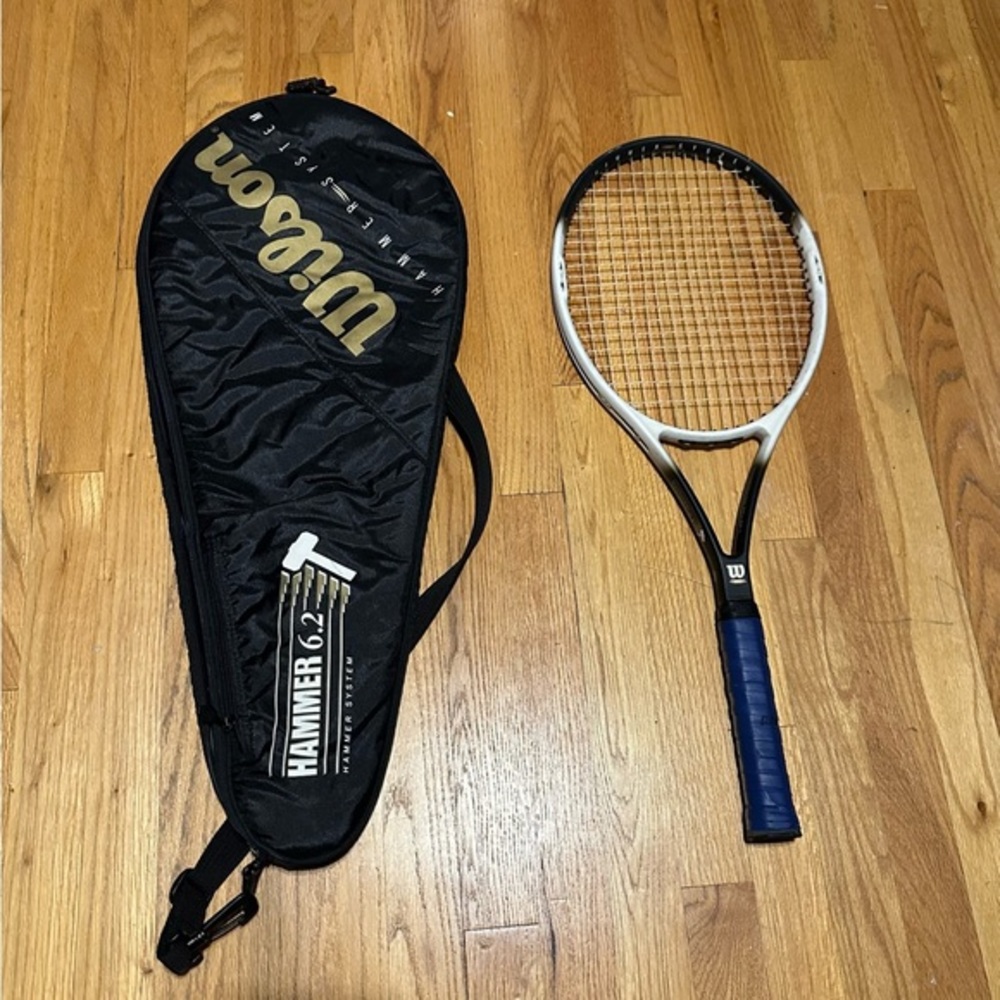 Wilson Hammer 6.2 Tennis Racquet 95” 4 1/2 With Case - Gem